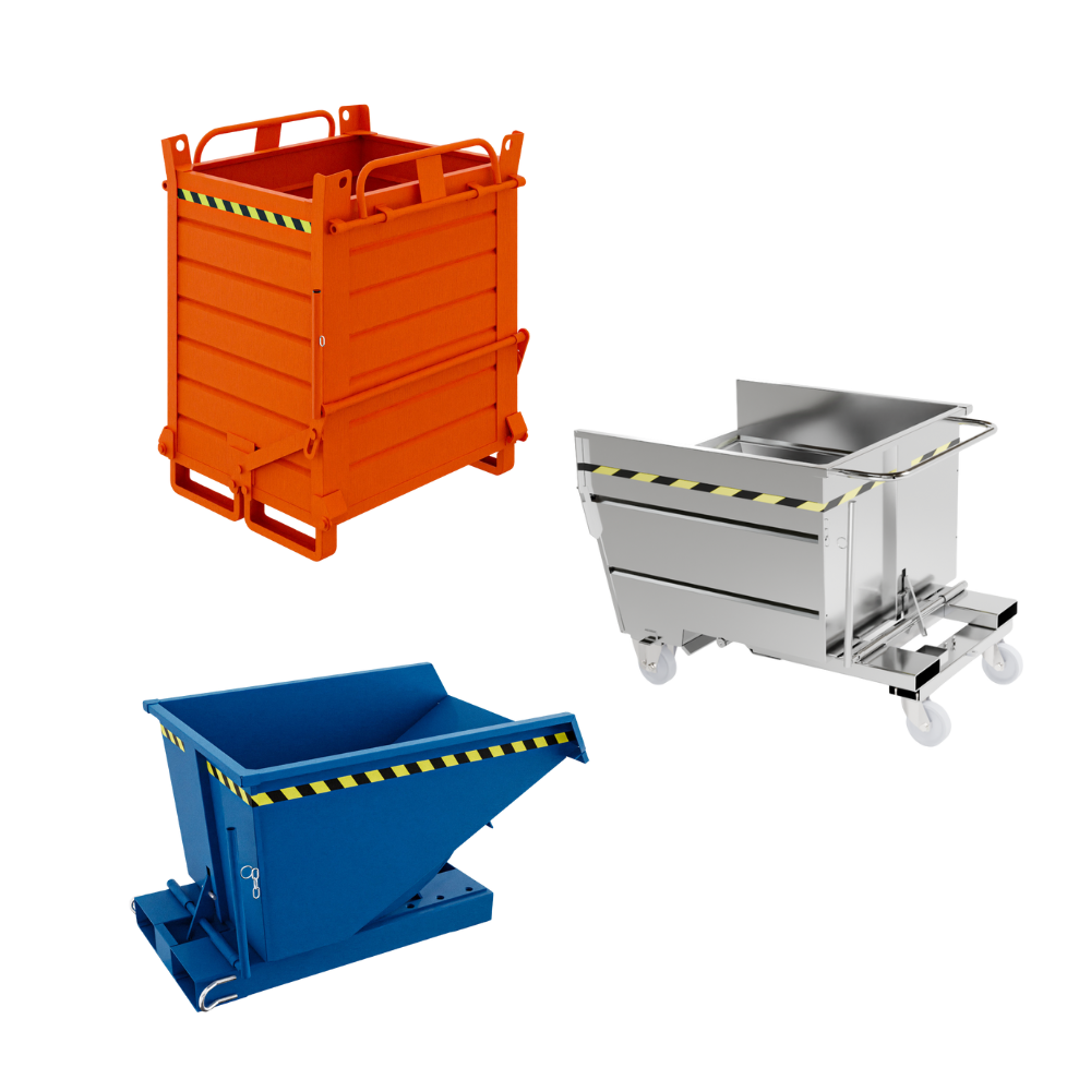 Buckets and Containers with Double Opening Bottoms | Mayermoover