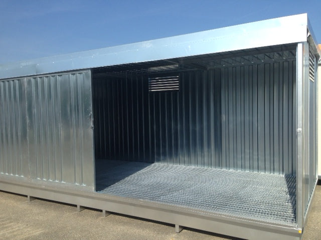 Safety containers for horizontal drum storage | Mayermoover