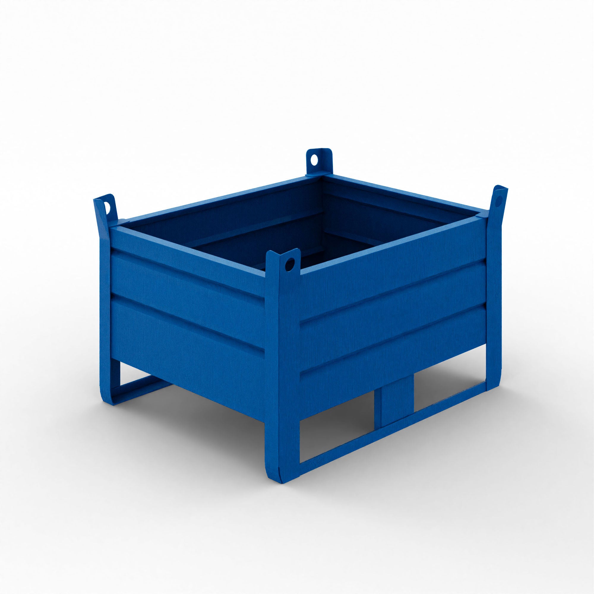 Sheet Metal Container - Size 1000x800x635 mm - RAL 5010 | Mayermoover