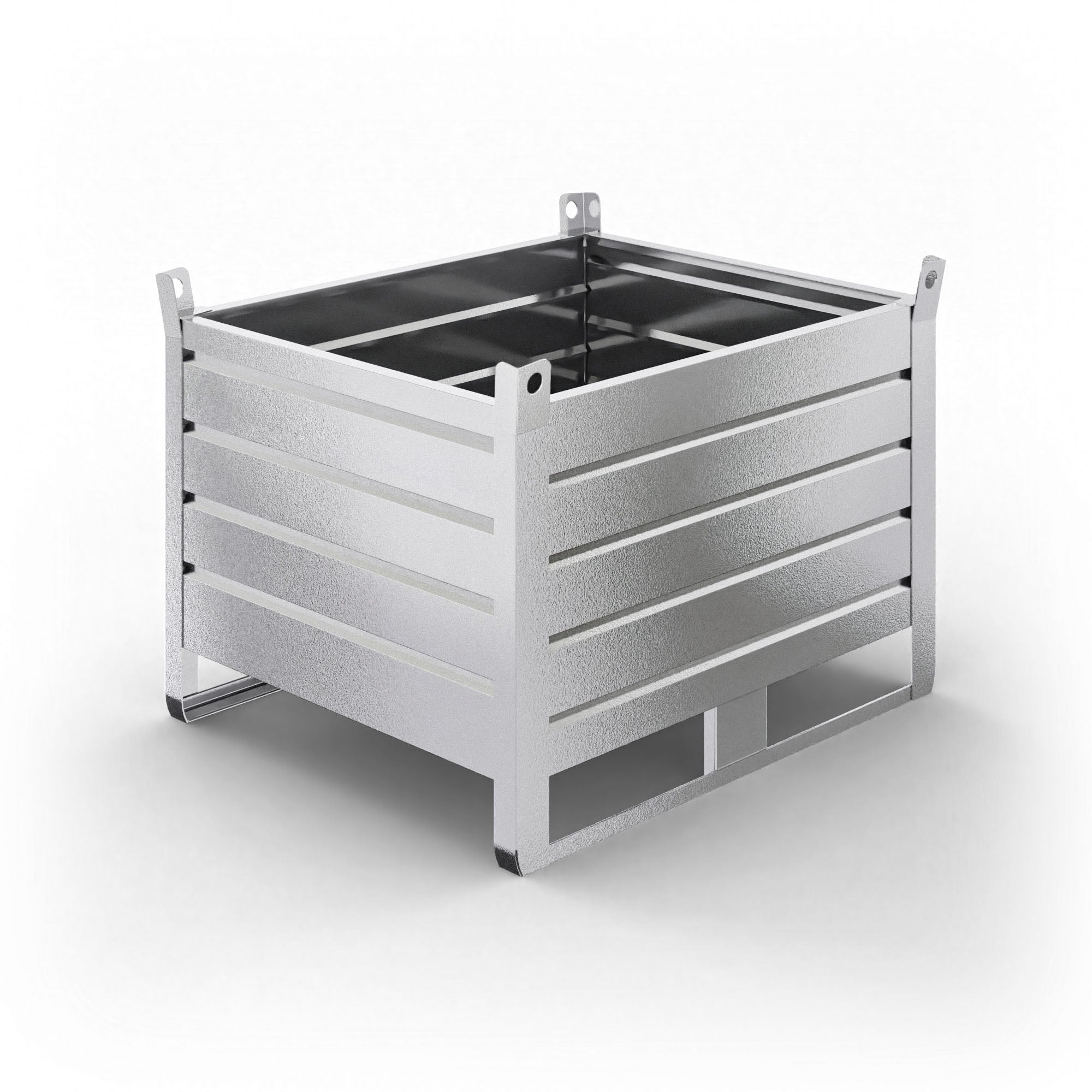 Sheet Metal Container, Size 1200x1000x886 mm - Galvanized | Mayermoover