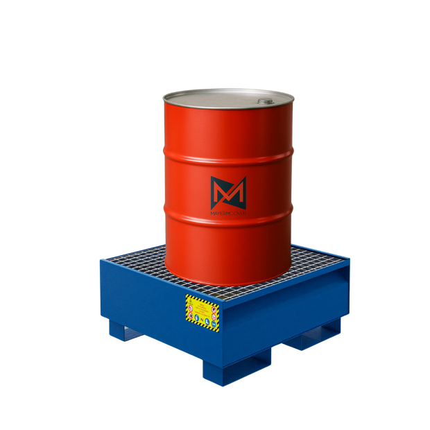 Bac de rétention pour 1 fût de 200 LT - RAL 5010 | Mayermoover